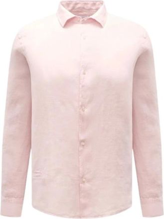 04651/ Homme, Chemises, Rose, Taille: S Linen Shirt