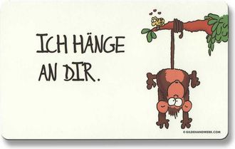 Gilde Fr&uuml;hst&uuml;ck Brettchen Ich h&auml;nge an dir 455335