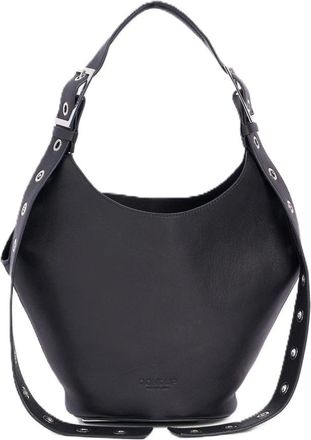 Dondup Femme, Sacs, Noir, Taille: ONE Size Petit sac &agrave; bandouli&egrave;re en cuir avec boucle