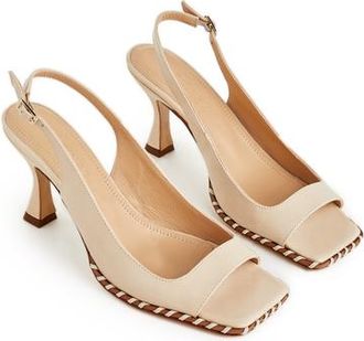 Souliers Martinez Sandales &agrave; talon Sarria en cuir