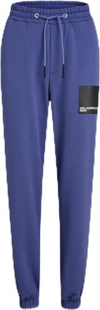 Karl Lagerfeld Karl Lagerfeld Jeans, Damen, Box Logo Sweathose, Normale Passform, Blau, M