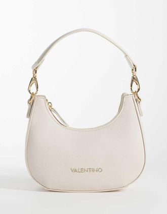 Valentino Zero Re - Sac bandouli&egrave;re demi-lune - Cr&egrave;me-Blanc