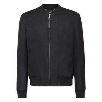 Billionaire Boys Club Homme, Vestes, Noir, Taille: M Bomber Jacquard Imprim&eacute; Animalier