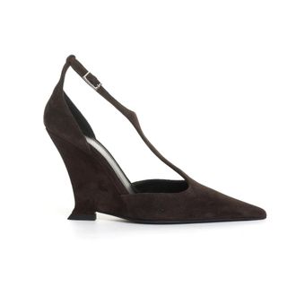 3Juin Braune Wildleder Keilabsatzschuhe - - Shoes - Damen - Braun - 39 EU
