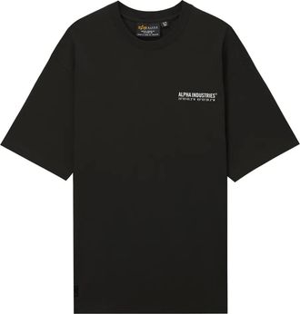 Alpha Industries t-shirt à logo - Noir