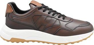 Hogan Homme, Chaussures, Brun, Taille: 44 EU Laced Chaussures