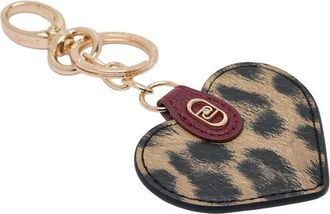 Liu Jo Schlüsselanhänger Heart Key Ring AF5207 E0419 09155 Braun
