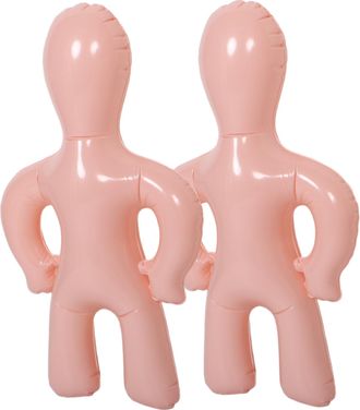 Cabilock 2 St&uuml;ck Aufblasbare Halloween Schaufensterpuppe Gruselige Partydeko Rei&szlig;festes Material Schnelle Inflation Horror-Dekoration f&uuml;r Spukhaus und Hallowee