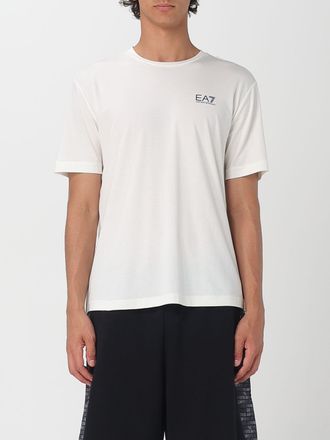 Emporio Armani T-Shirt EA7 Homme couleur Jaune Crème