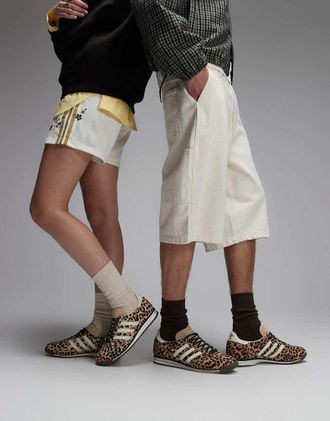 adidas Originals SL 72 OG - Sneaker mit Leopardenprint-Bunt