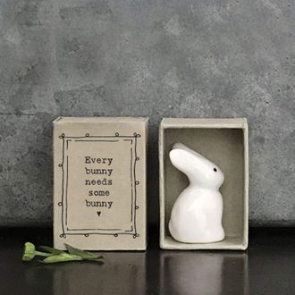 East of India Matchbox Porzellan Bunny - Every Bunny