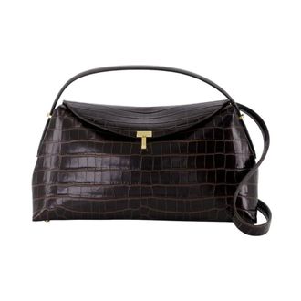 Toteme Sac &agrave; main T-Lock - Femme - Sacs - Brun - Taille: ONE Size