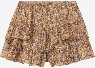 Isabel Marant Short Jocadia - Femme - Kaki - Taille 34 - Marant &Eacute;toile