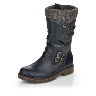 Remonte Damen Klassische Stiefeletten D8478, Frauen Stiefeletten,lose Einlage,gef&uuml;ttert,Womens,Lady,Ladies,Boots,schwarz Kombi,37 EU / 4 UK