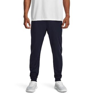 Under Armour Pantalon de Jogging pour Homme, (411) Bleu Marine/Noir, L Taille Tall