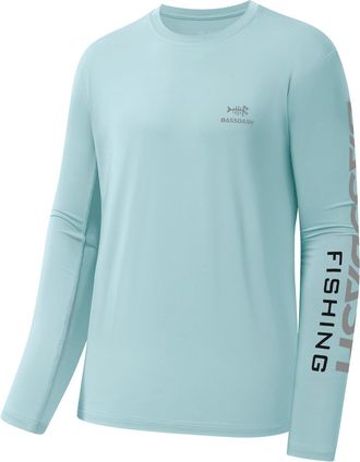 Bassdash Angeln T-Shirt Fishing Langarm Wasser UPF 50+ Shirt Rashguard Angelbekleidung UV Sonnenschutz