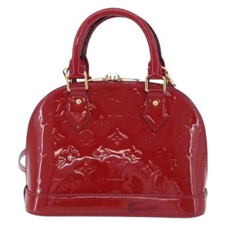 Louis Vuitton Sac &agrave; main en toile Pre-owned - Femme - Pre-owned - Rouge - Taille: ONE Size