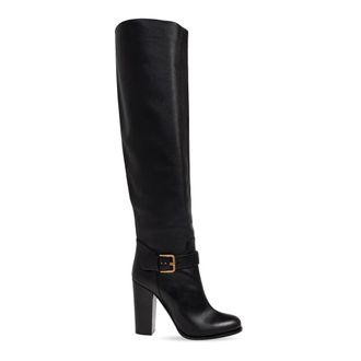 Dolce & Gabbana Kalbslederstiefel - - Shoes - Damen - Schwarzk - 36 EU