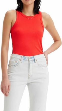 Levi's T-Shirt Dreamy Tank pour Femme, Rouge Vif, XL
