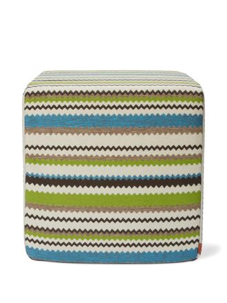 Missoni Home pouf Cancun - Vert