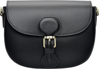 Isabella Rhea Schwarz Rindsledertasche