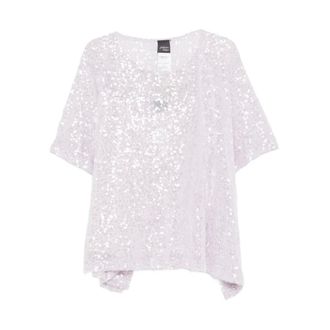 Marina Rinaldi Femme, Blouses et Chemises, Violet, Taille: 46 FR Tuniques