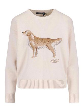 Lauren Ralph Lauren Pull Col Rond - Blanc