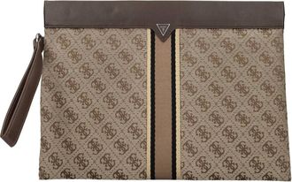 Guess Homme, Sacs, Brun, Taille: ONE Size Paris 4G Logo Pochette