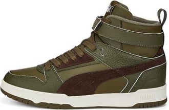 Puma RBD Game WTR, Basket Adultes Unisexes, Deep Olive-Dark Chocolate-PUMA Team Gold