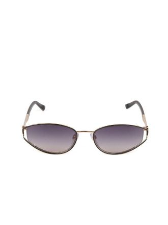 Ana Hickmann Womens Sunglasses Gold-Black Metal Eyewear - Gold/black