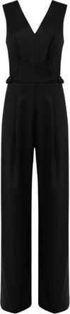 Blugirl Femme, Combinaisons et Ensembles, Noir, Taille: 42 FR Cool Wool Jumpsuit
