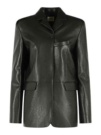 Khaite Blouson En Cuir - Noir