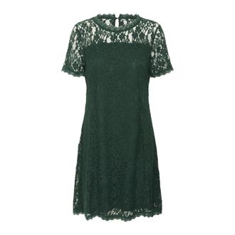 Cream Elegantes Spitzenkleid Sea Moss - - Dresses - Damen - Gr&uuml;n - M