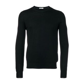Paolo Pecora Schwarzer Sweatshirt Aw25 Stilvoller Bequemer Sitz - - Knitwear - Herren - Schwarzk - S