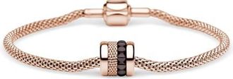 Bering Bracelets pour femme en or rose brillant - Collection Arctic Symphony avec acier inoxydable - DON-R-ME-190