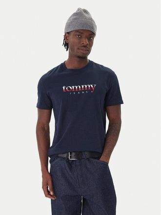 Tommy Jeans T-Shirt DM0DM21978 Dunkelblau Regular Fit