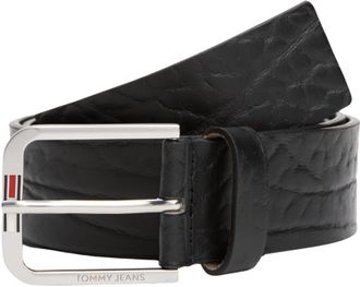 Tommy Jeans Herren TJM Austin 4.0 AM0AM13413 Fester G&uuml;rtel, Schwarz (Schwarz), 95, Schwarz (Schwarz), 95 cm