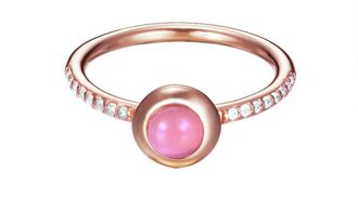 Esprit Esprit Damen-Ring Silber vergoldet Zirkonia sparkling petite wei&szlig;