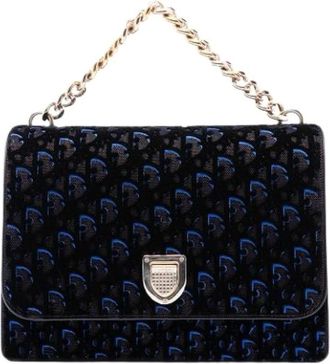 Dior Sac port&eacute; &eacute;paule Diorama Pre-owned - Femme - Pre-owned - Bleu - Taille: ONE Size