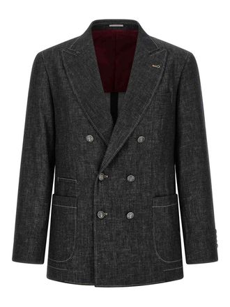 Brunello Cucinelli Blazer - Bleu