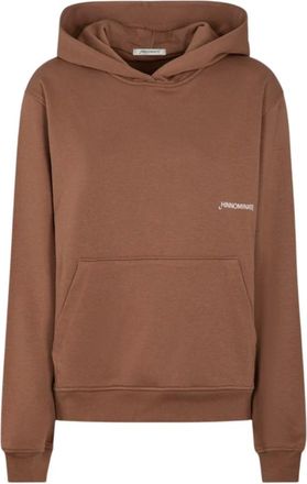 Hinnominate Hinnominate, Femme, Sweatshirts et sweats &agrave; capuche, Brun, Taille: 40 FR Felpa Basica Cappuccio