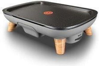 T-fal Saveur Gourmet Plancha Grau 2400W 46x30 cm