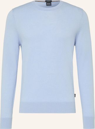 HUGO BOSS Cashmere-Pullover blau