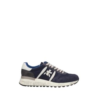 Premiata Lander Sneakers aus gemischten Materialien - - Shoes - Herren - Blau - 46 EU