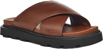 UGG Damen Capitelle Crossband Schiebe-Sandalen, Cognac, 36 EU