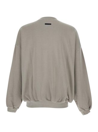 Fear of God Mens Crewneck Sweatshirt Grey Cotton Sweatshirts Sweater