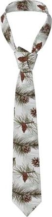 Generic Cravate Pommes De Pin Branche DArbre Tendance Tie R&eacute;glable Cravate Pour Hommes Pour &Eacute;v&eacute;nements Affaires C&eacute;l&eacute;brations