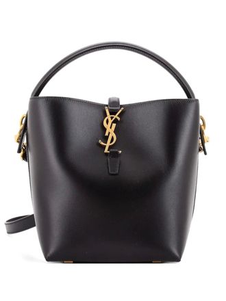 Saint Laurent Le 37 Leather Mini bucket bag - Noir