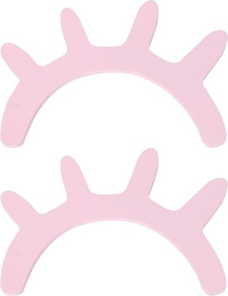 BESPORTBLE Holz Wimpern Wanddeko Rosa Schlafzimmer Kinderzimmer Wandtattoo Schlafaugen Dekoration Requisiten Holzaufkleber Wimpern-wanddeko