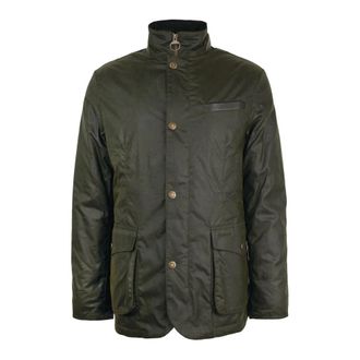 Barbour Elegante Compton Wachsjacke in Olive - - Jackets - Herren - Gr&uuml;n - XL
